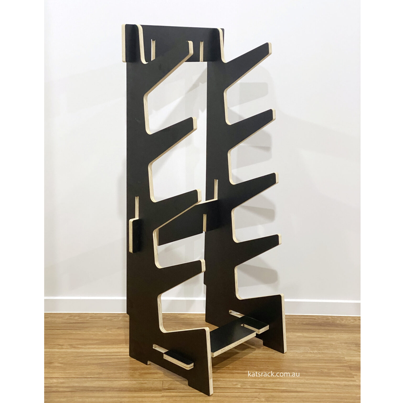 1.2m Wakeboard / Electric Skateboard rack V4 – Black formply – Kats Rack