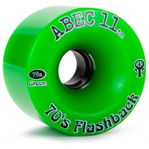 ABEC 11 70’S FLASHBACK 70MM GREEN 4 PACK LONGBOARD WHEELS – Kats Rack