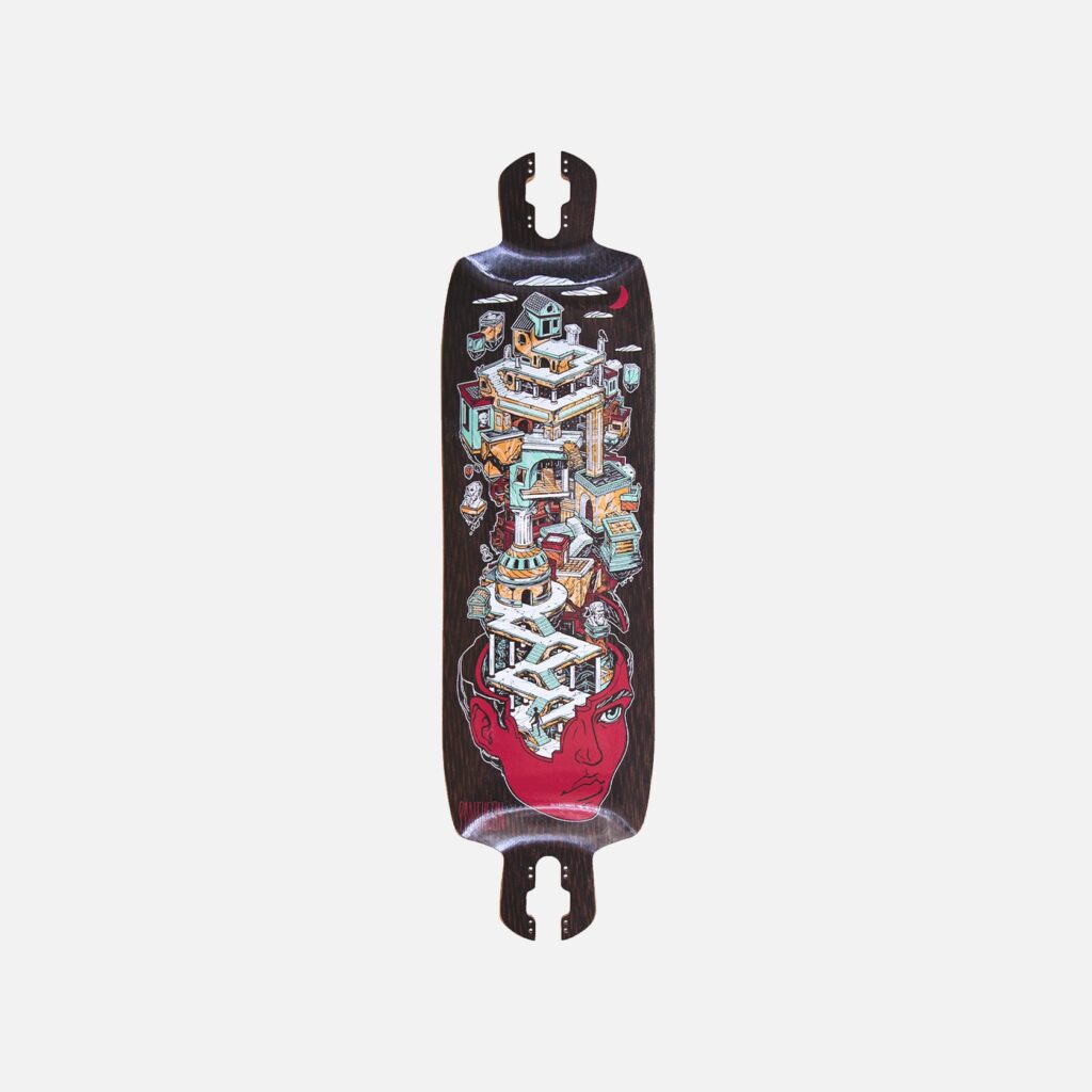 PANTHEON NEXUS PUSH AND FREERIDE LONGBOARD DECK – Kats Rack