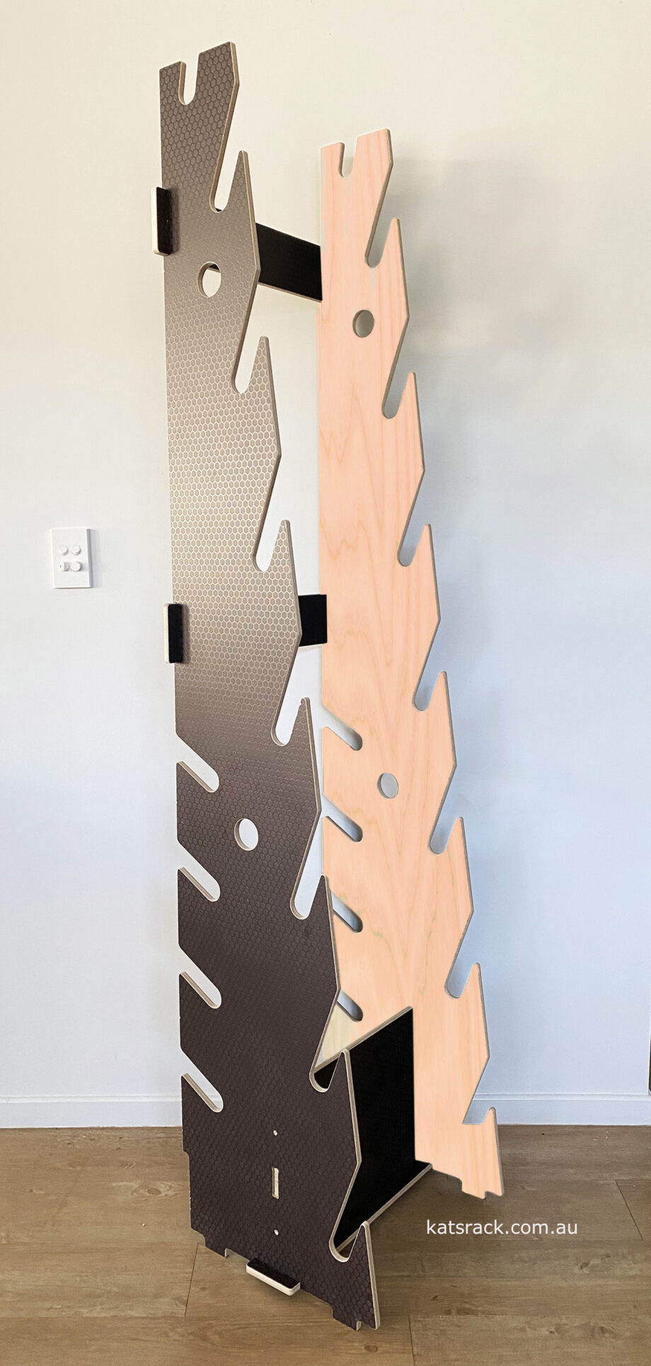 1.9m (12 Slot) Display Skateboard Rack – Black Honeycomb Hex / Marine ...