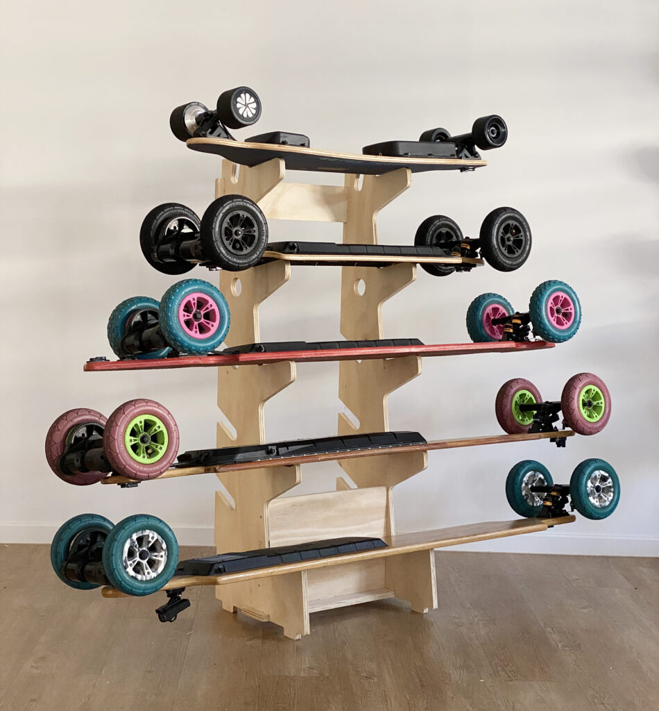 1.2m Wakeboard / Electric Skateboard Rack – Plywood (Pickup Only ...