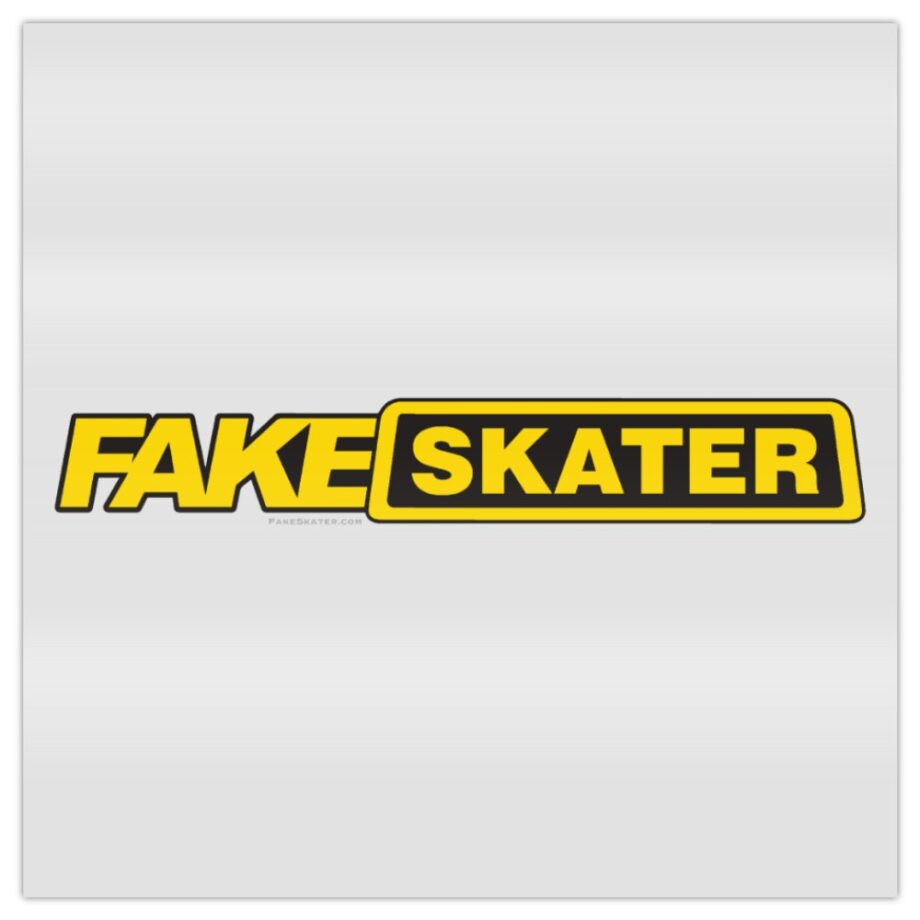 FAKE SKATER WINDOW DECAL – Kats Rack