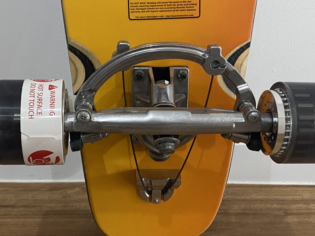 Boarder Kontrol Longboard Brakeboard with Skateboard brake – Orange ...